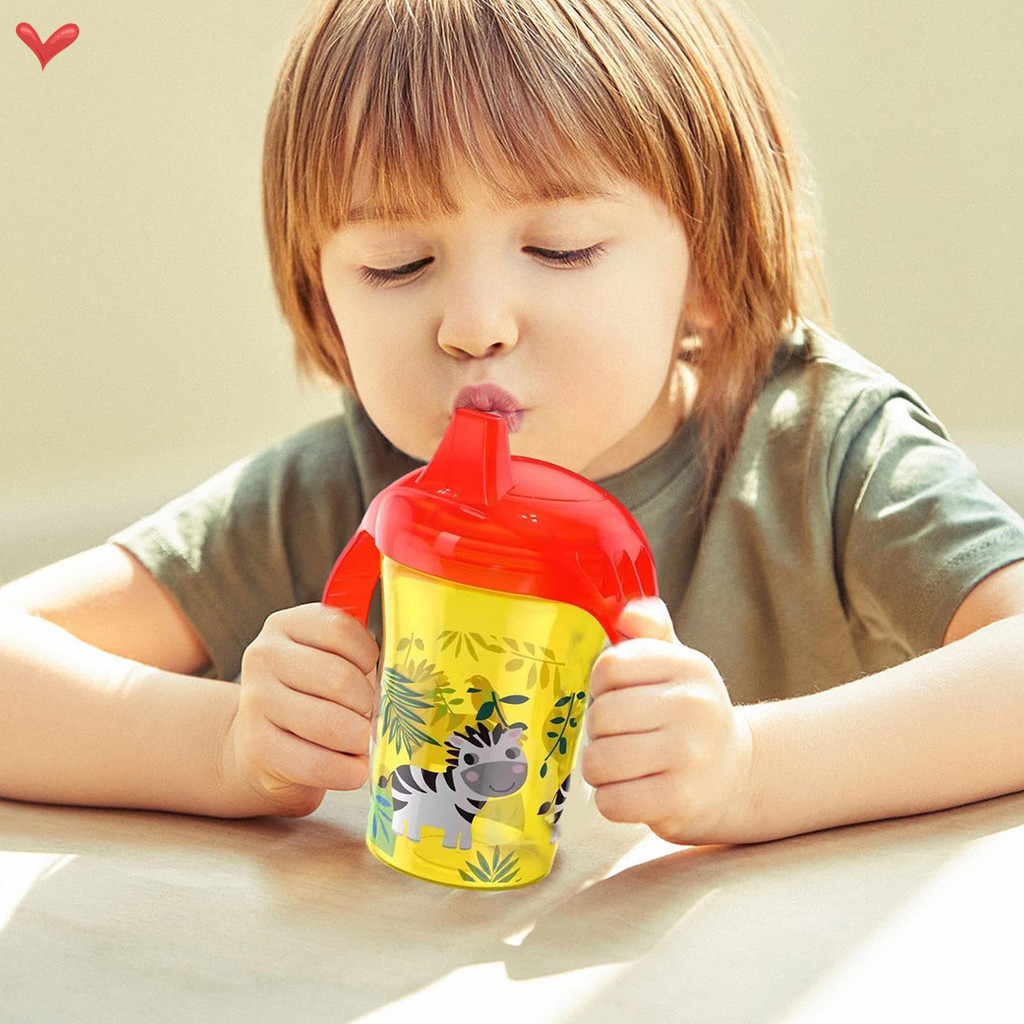 Toddler Learning Cups Milk Bottle Transition Cup with 2 Handles with ...