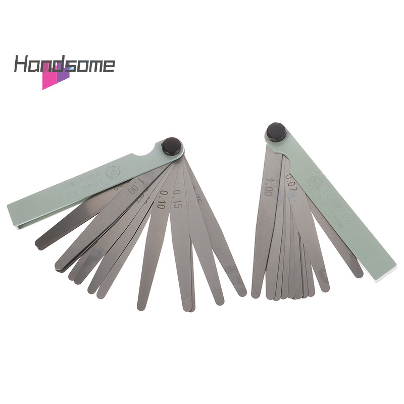 Handsome- 14/17 Blades Feeler Stainless Steel Gap 0.05-1.0mm Thickness ...