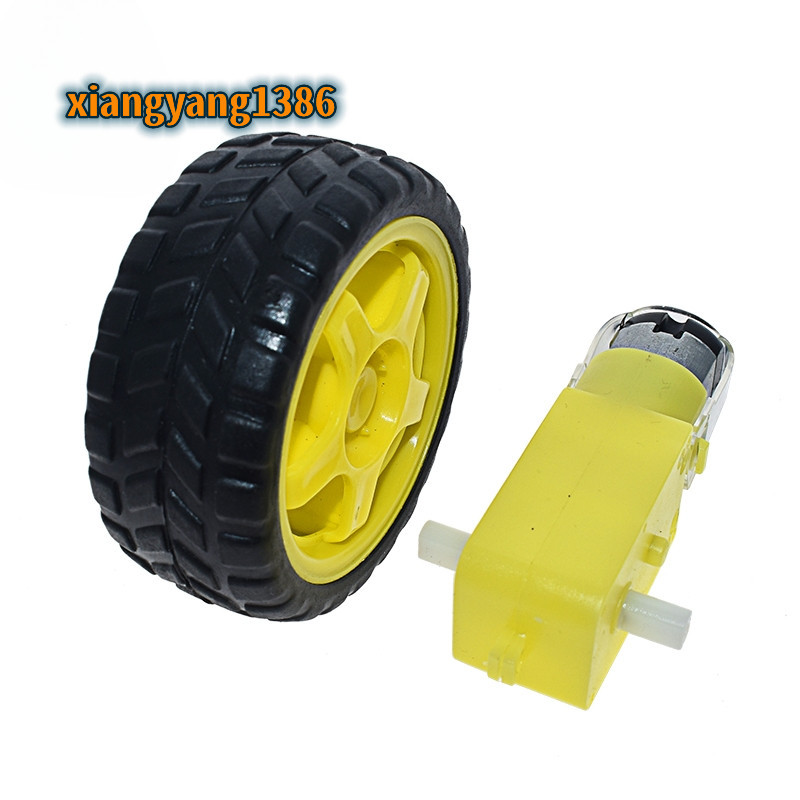 TT motor intelligent car robot chassis robot tire+DC deceleration motor ...