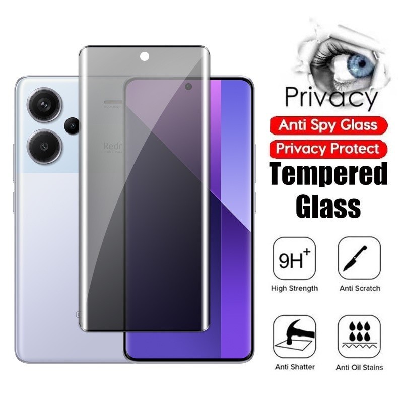 Curved Private Tempered Glass For Redmi Note 13 Pro Plus Note13 Pro+ 5G ...