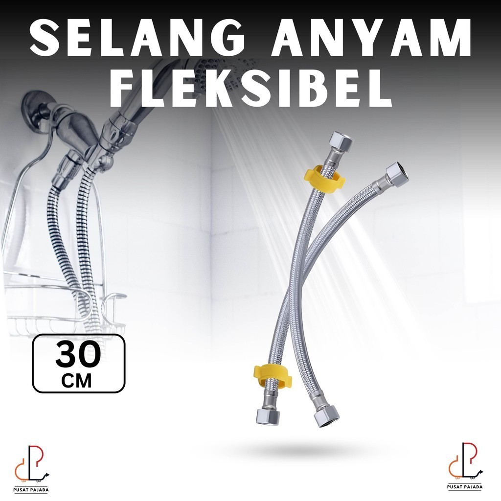 Stainless Flexible Hose Hose Bidet Jet Shower Toilet Sink 30cm Flexible ...
