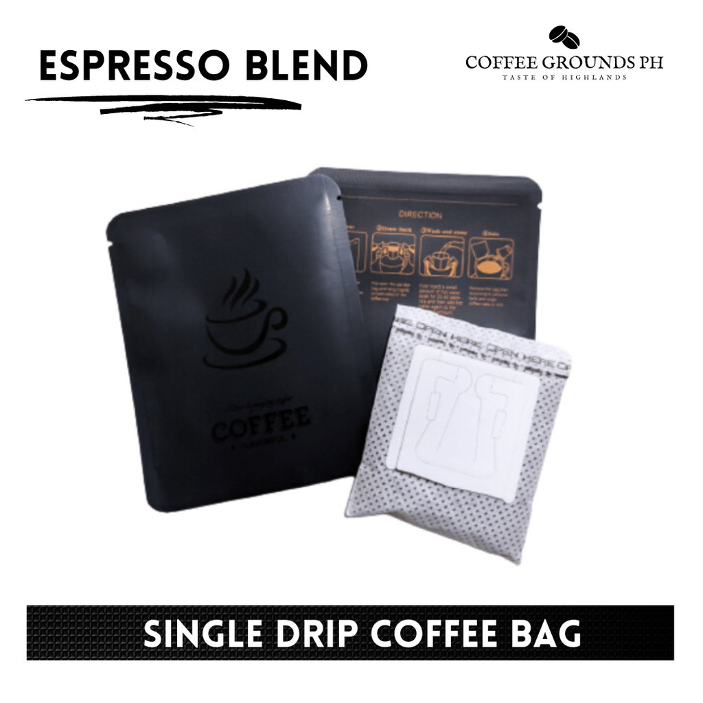 Coffee Grounds PH - Espresso Blend Single Serve Coffee Drip 13g | Drip ...