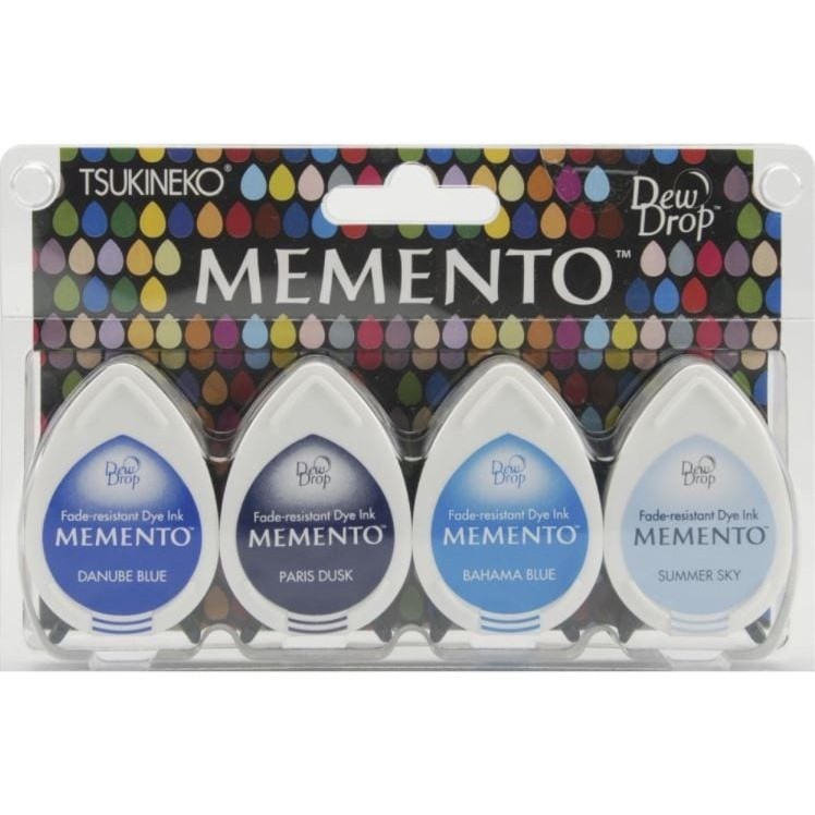 Ocean Memento Dew Drop Dye Ink Pad Sets (4/Pkg) | Shopee Philippines