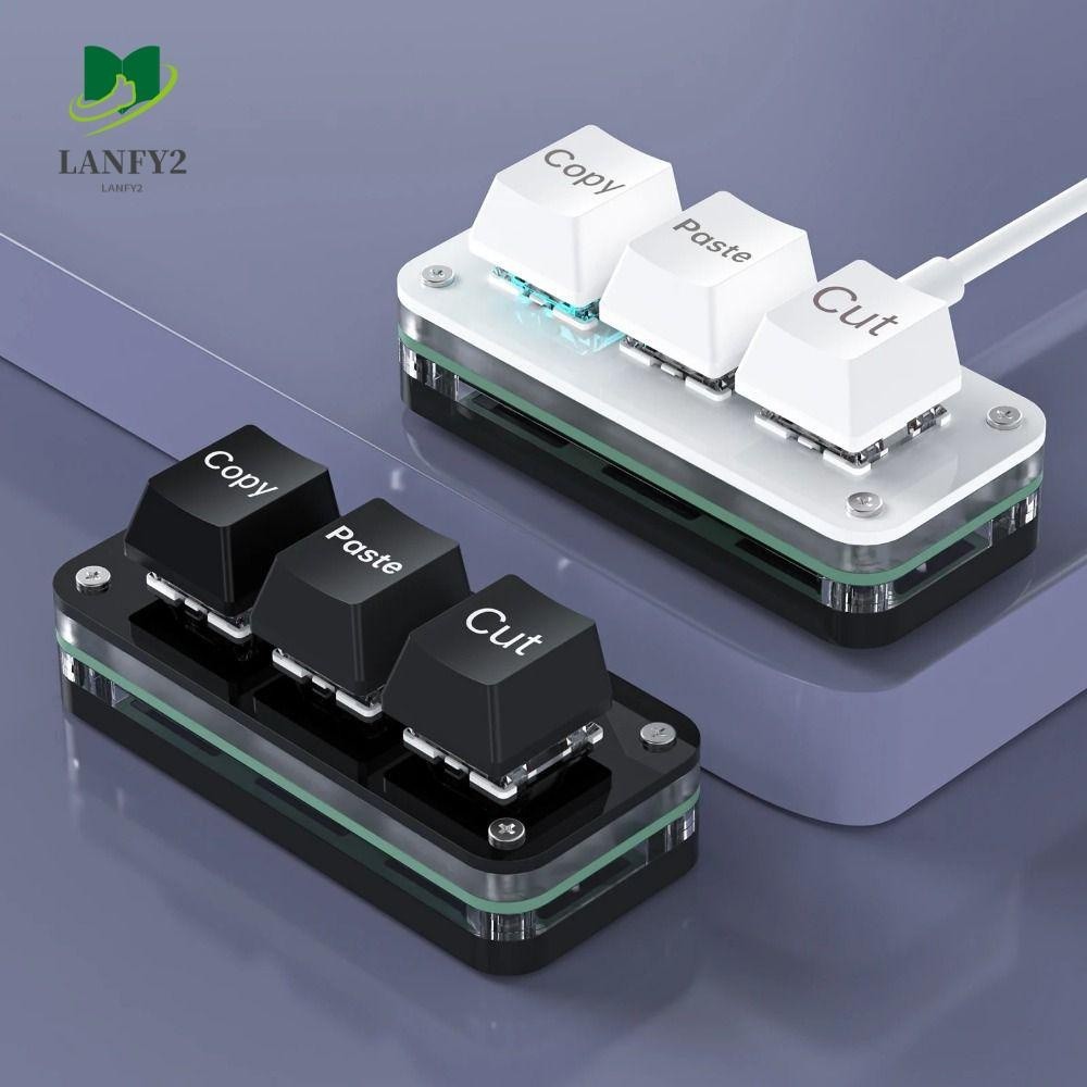 Copy Paste Cut Keypad, Hot Swap Acrylic Custom Mini 3 Key Keypad ... Copy Paste Cut Keypad, Hot Swap Acrylic Custom Mini 3 Key Keypad ...