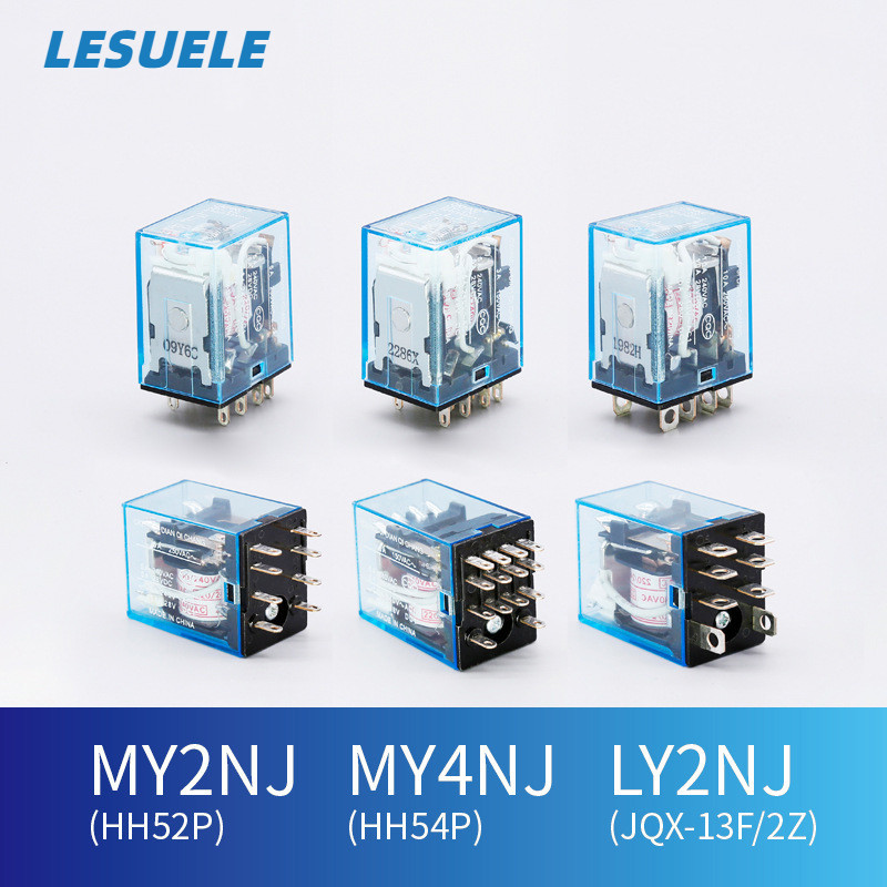 LESU Small intermediate relay base 8 pin 14 pin with MY2NJ LY2NJ MY4NJ electromagnetic relay ...