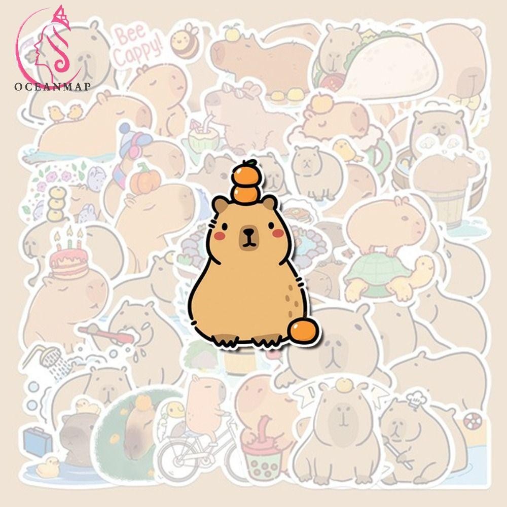 OCEANMAP Acrylic Capybara Pin, Breastpin Cute Capybara Brooch, Cartoon ...