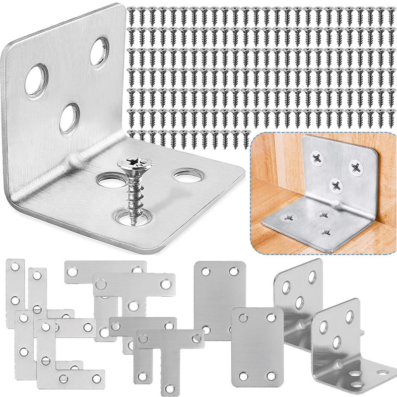 Universal Furniture Corner Connectors Stainless Steel Corner Braces ...