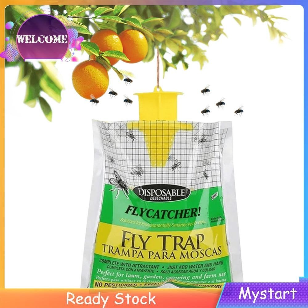 Hanging Fly Trap Bag Disposable Fly Catcher Bag Fly Insect Killer for ...