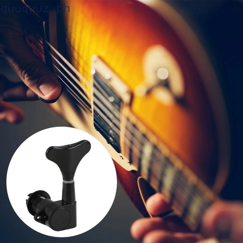 QUU Electric Bass Tuning Pegs Bass Opened Machine Heads Knobs String ...