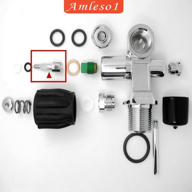 [Amleso1] Stainless Steel Scuba Dive Tank Valve Spindle/Stem Rubber O ...