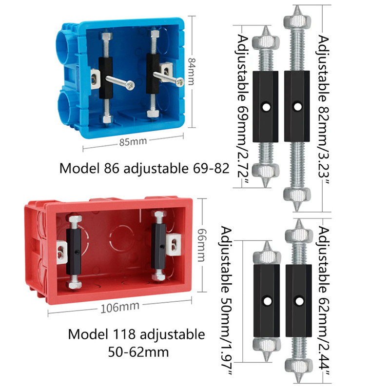 [READY STOCK] 10 Pcs Wall Switch Socket Cassette Repairer Adjustable ...