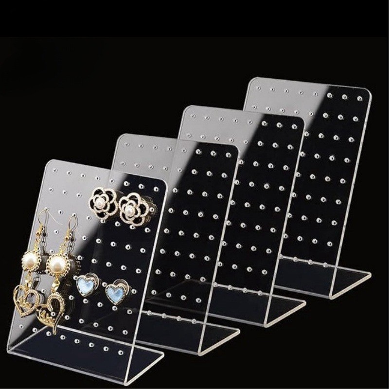 72 Holes Jewelry Accessories Studs Display Rack - L Shape Showcase ...