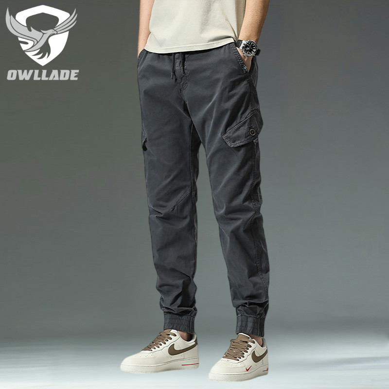 EAGLADE Tactical Cargo Jogger Pants Loose for Men 666 in Grey B02 ...