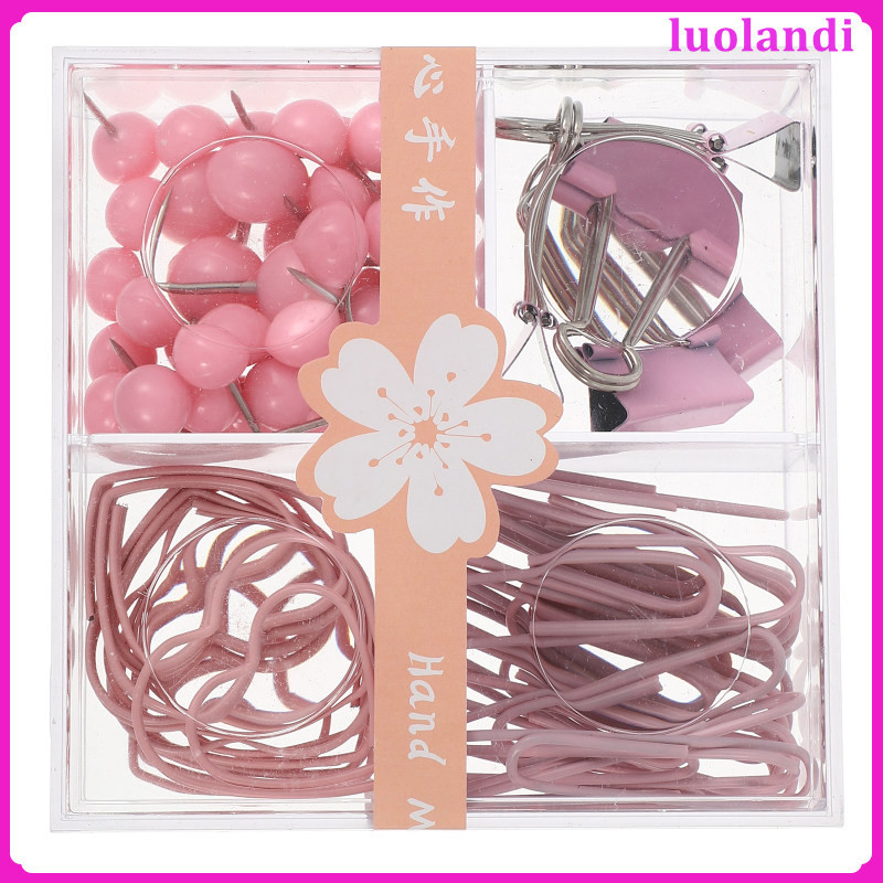 Pin Board Push with Clips Paper Set Bookmarks Binder Tacks Drawing Cute ...