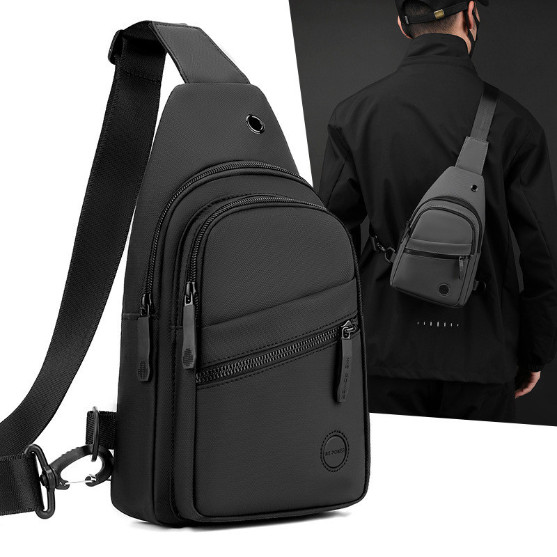 New Outdoor Chest Bag Fashion High Sense Men's Messenger Bag Fashion ...