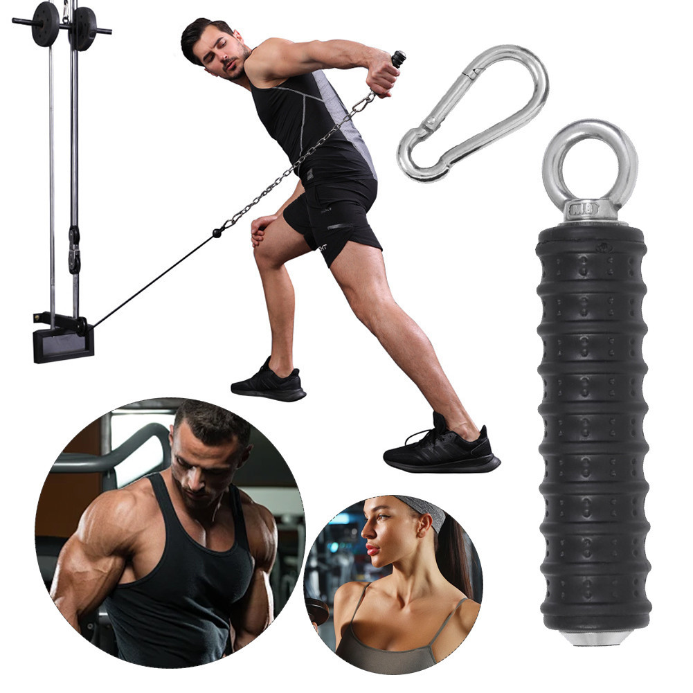 Push Down Single Gym Handle Tricep Strength Pull Up Hand Grips Exercise ...