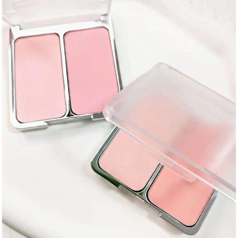 Kakashow Two Tone Blush Milk Powder Natural Blush Light Face Korean ...