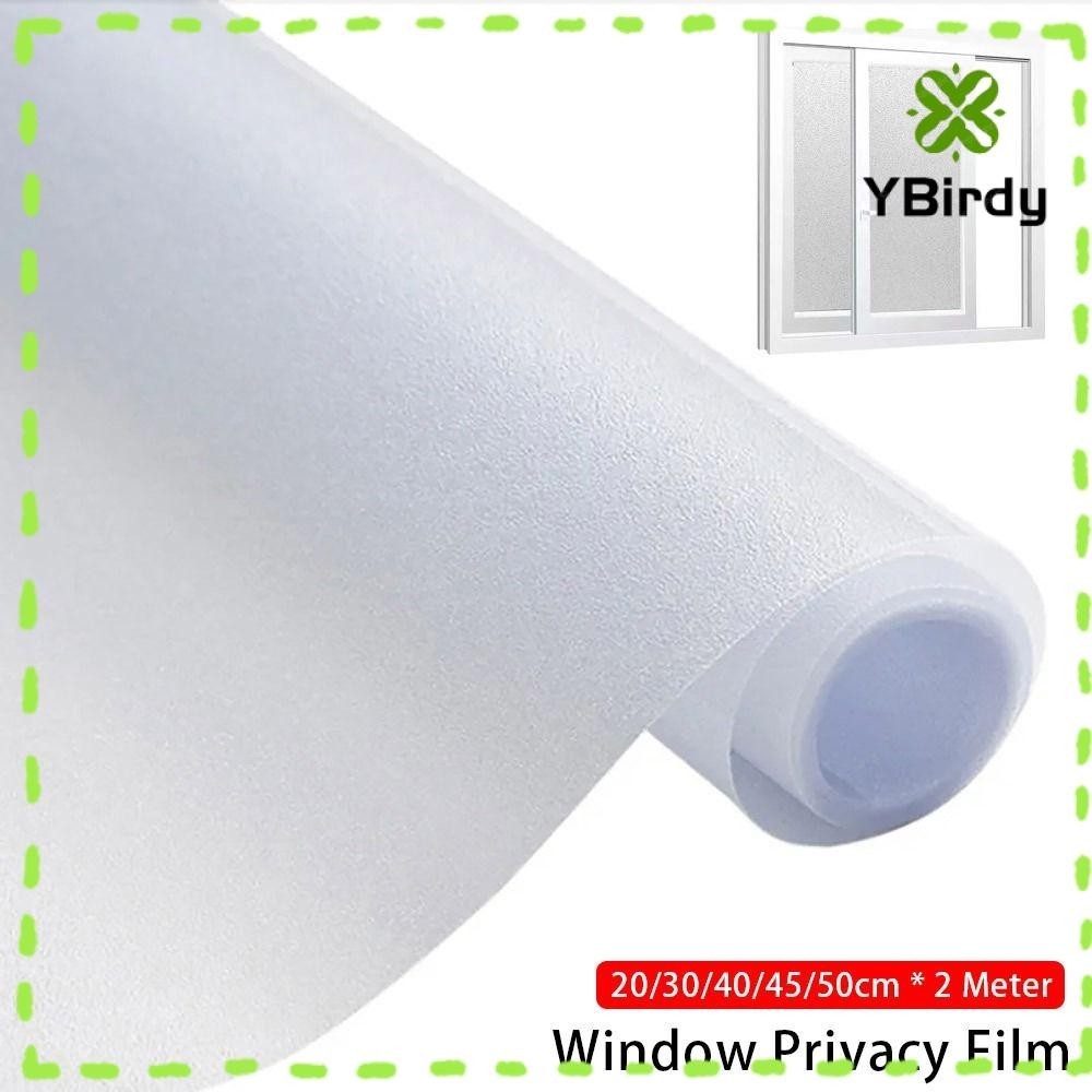 YRBWDYZDH 1Roll Window Film, Self-Adhesive Matte Frosted Glass Window ...