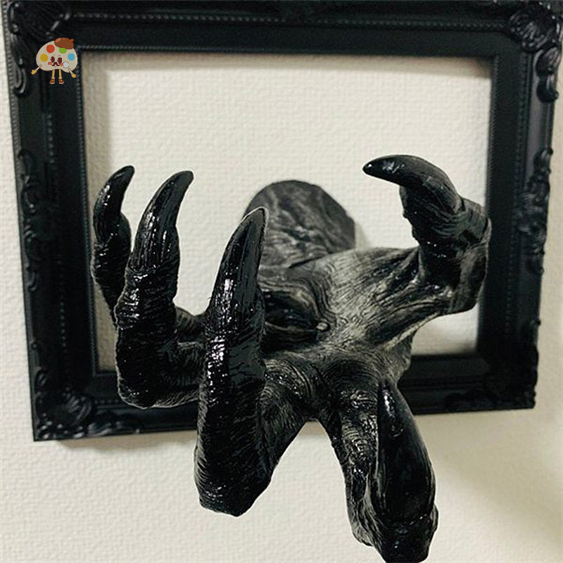 LON The Witch's Hand Wall Hanging Wall-mounted Simulation Hands Statue ...
