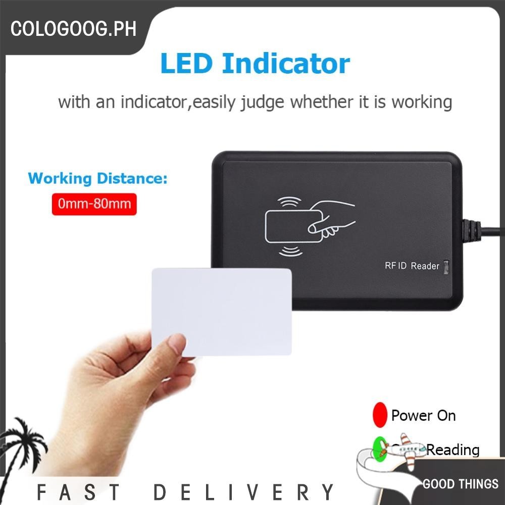 RFID Desktop USB Reader 125khz Proximity Sensor EM ID Smart Card Reader ...