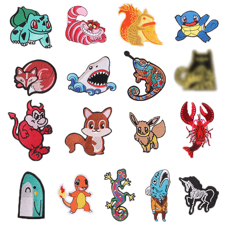 Pro Patch Store Cartoon Spirit Animal Series DIY Embroidery Patches for ...