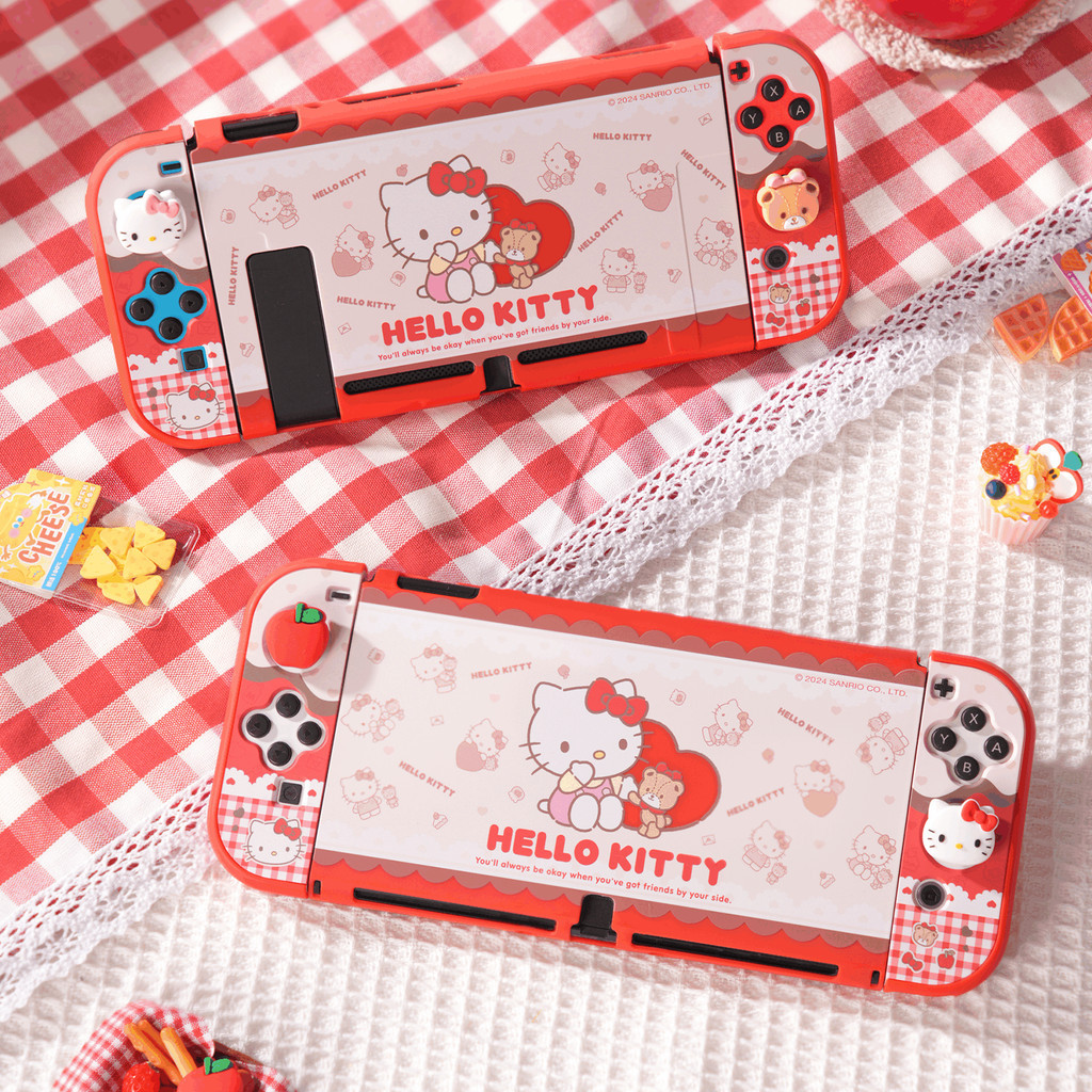 Geekshare Sanrio Hello Kitty Themed Protective Case for Nintendo Switch ...