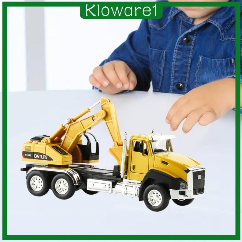 [Kloware1] 1/50 Scale Digger Friction Powered Vehicle Realistic Pretend ...