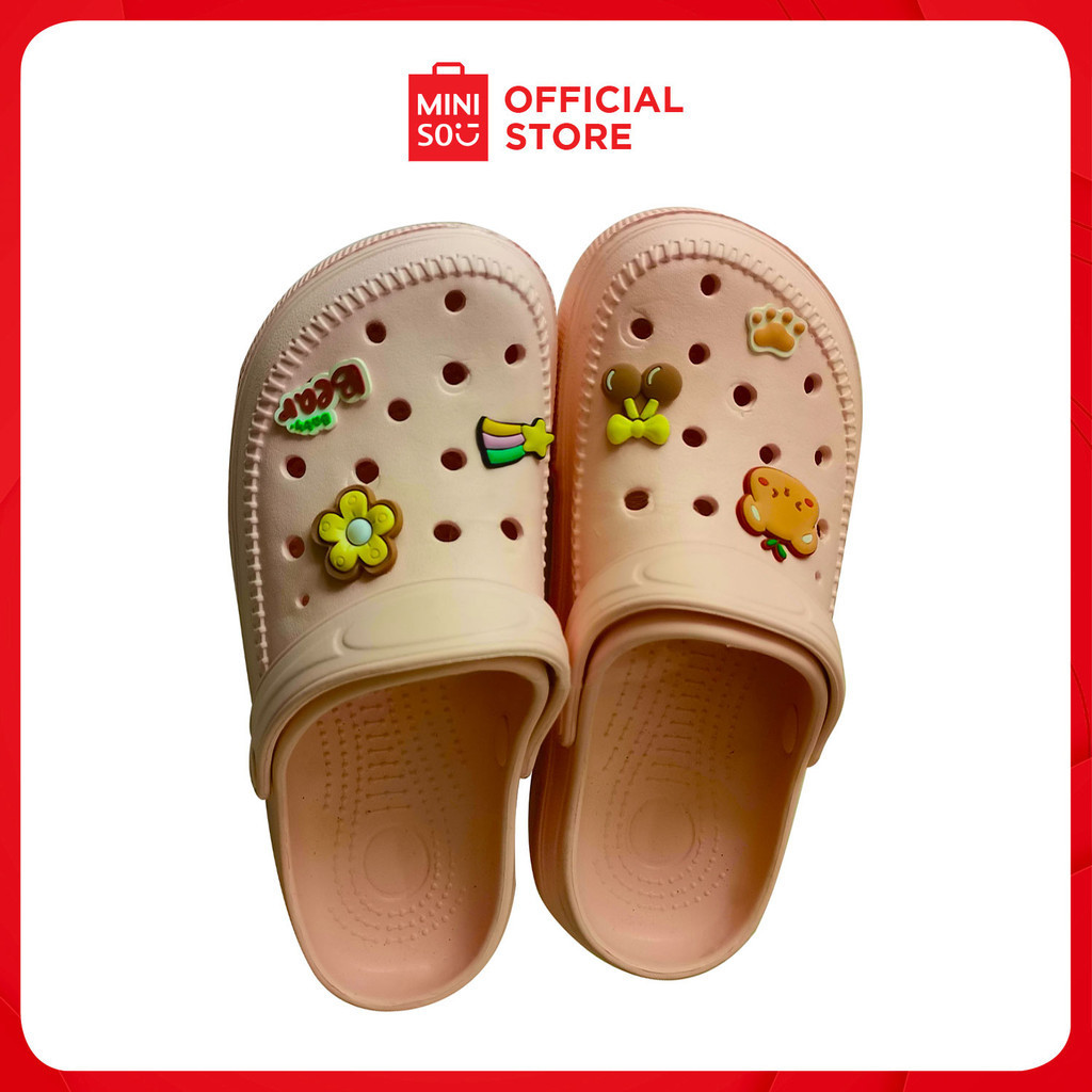 MINISO Women's Cushion Slippers Pink 37-38 | Shopee Philippines