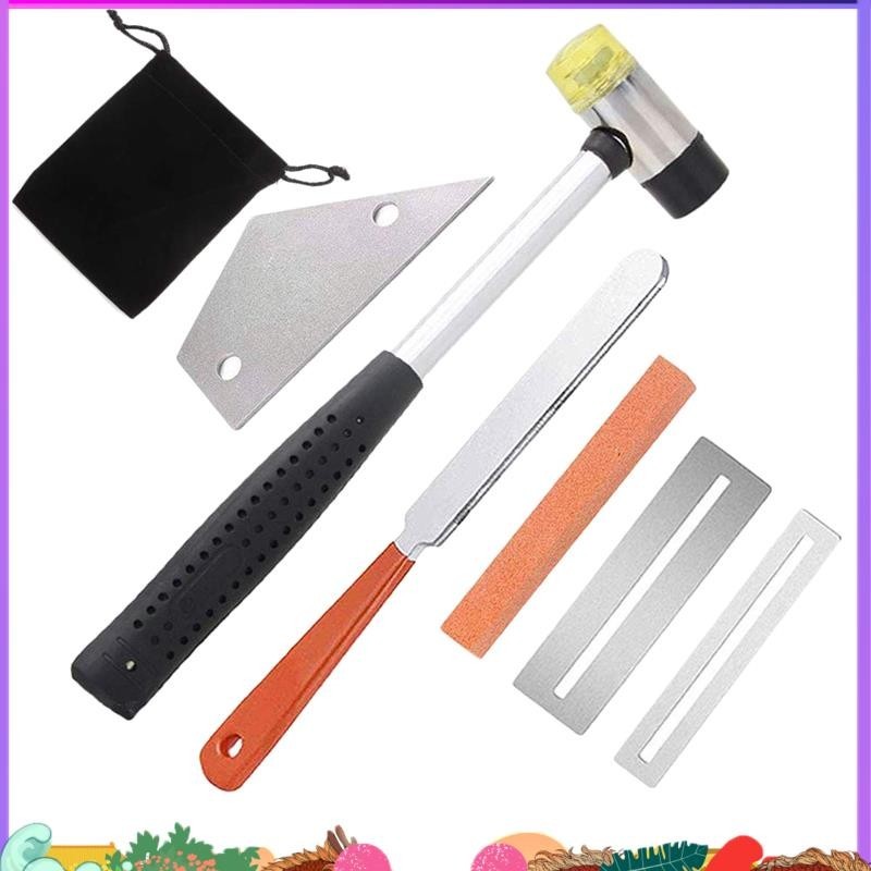 Guitar Luthier Tool Kit Include Fret Rubber Hammer, Guitar Fret ...