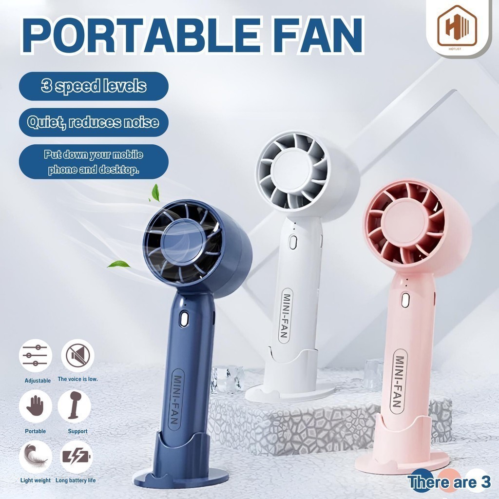 Mini Fan Electric Fan Rechargable Fan Desktop Fans Travel Handheld Fan ...