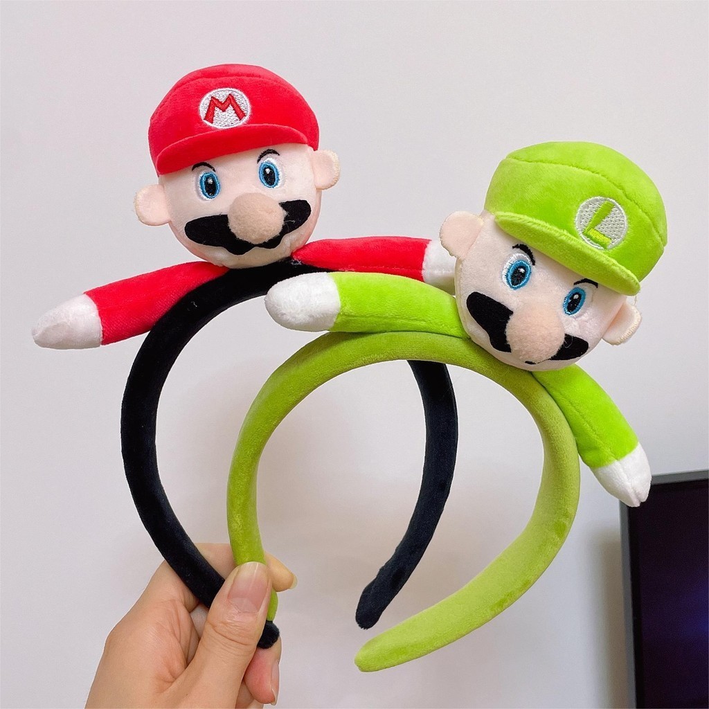 Super Mario Headband Cartoon Anime Louis Ki Game Headwear Red Green ...