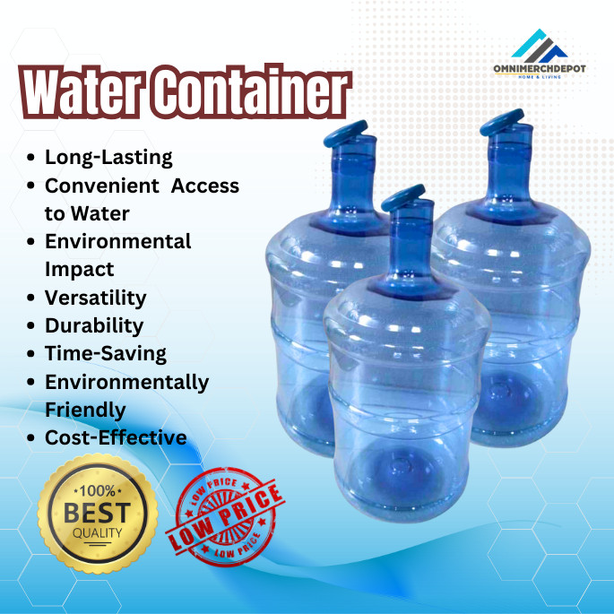 5 gal water container with cover Kitchenware Container Dispenser ...