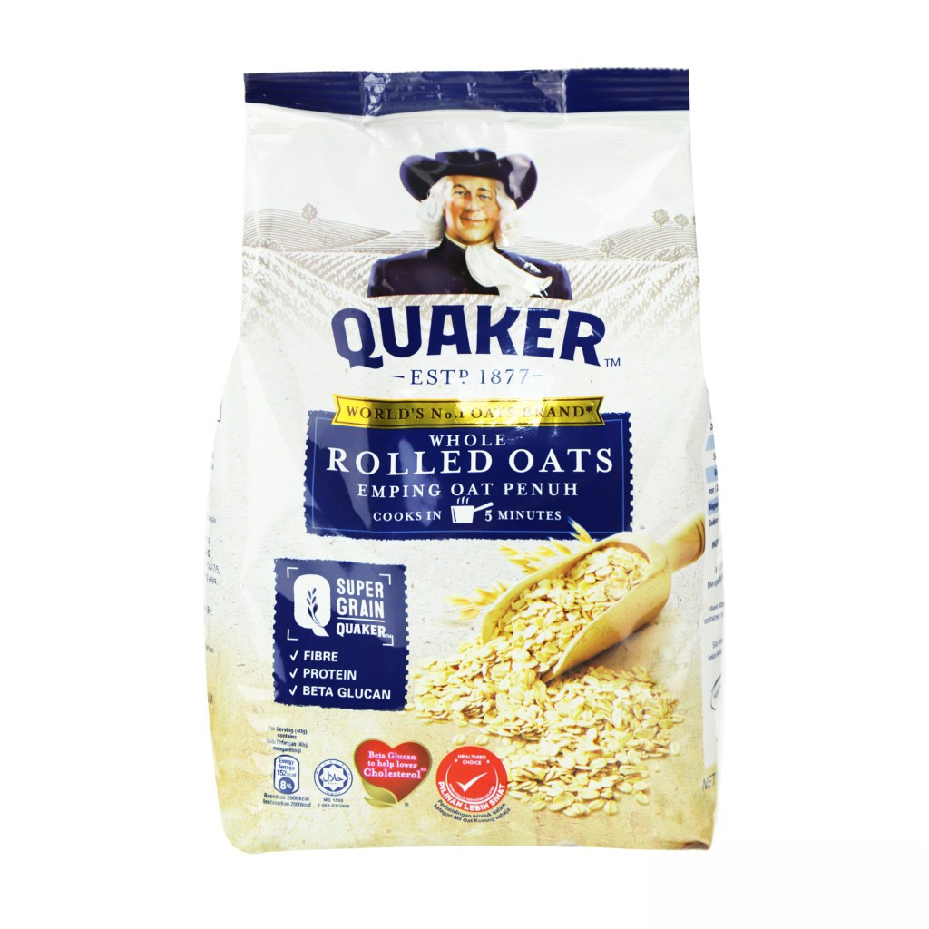 Quaker Whole Rolled Oats (800g) | Shopee Philippines