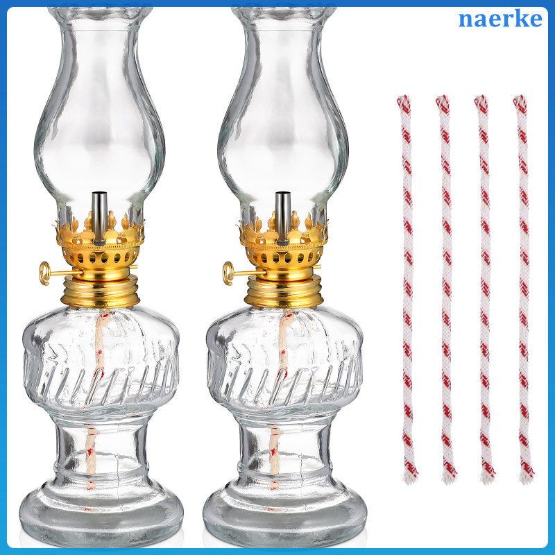 Retro Kerosene Lamp 2 Sets Battery Operated Lights Oil Lamps Lantern ...