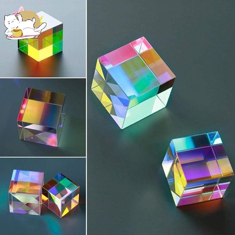 Chromatic Prism Glass Triangular Prism Optical Glass Convex Lens Lens ...