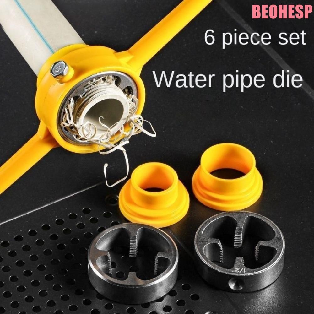 BEOHESP Pipe Threader Tool, PVC NPT Pipe Threader, Hand Tool 1/2 Inch 3 ...