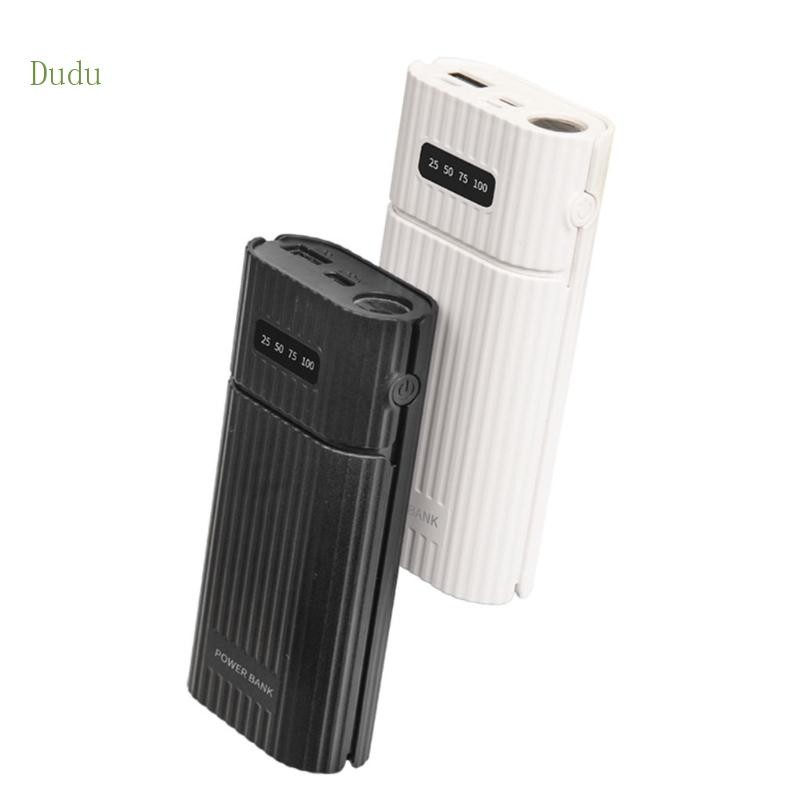 Dudu DIY 2x 18650 21700 Charger with Type C+USB Output Flashlight ...