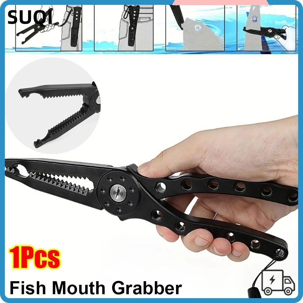 HI-SUQI 1Pcs Fish Mouth Grabber, Metal Skidproof Fish Lip Clamp ...