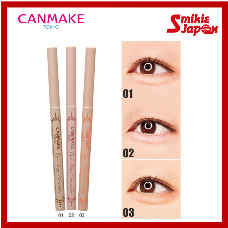 CANMAKE Eye Bag Concealer - Yellow Beige, Pink Beige, Peach Orange - Direct From Japan | Shopee ...