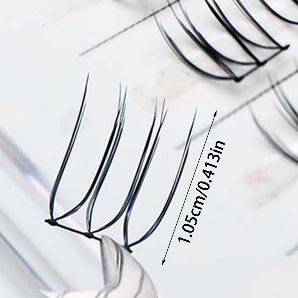 1 Box New Japanese Style U-shaped Curly False Eyelashes Single Cluster ...