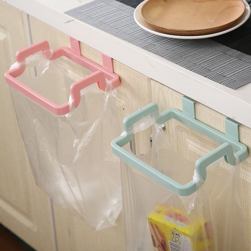 Hangable Type Perforation-Free Cabinet Rack Plastic Trash Rack Cabinet ...