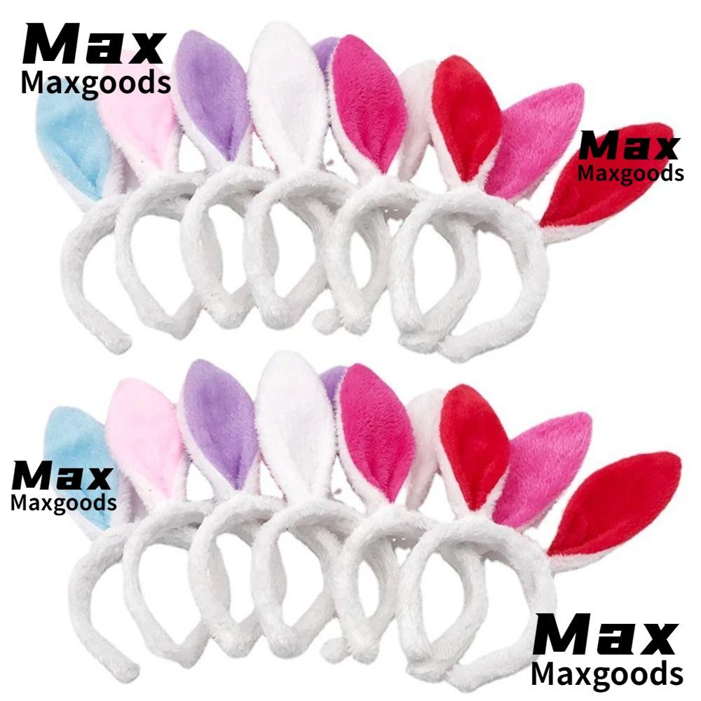 MAXG Easter Headbands, Cute Colorful Bunny Ear Rabbit Ear Easter Head ...