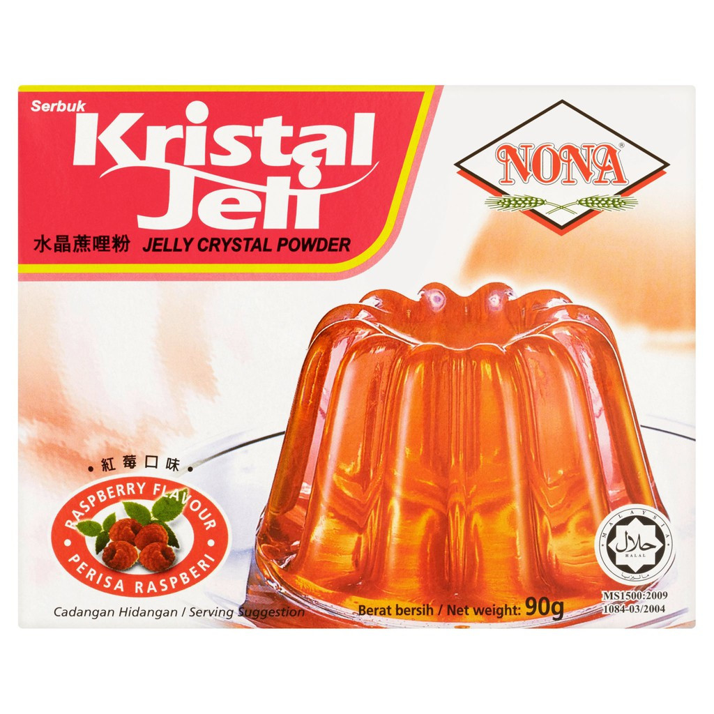 Nona Crystal Jelly Powder Raspberry Flavour (90g) | Shopee Philippines