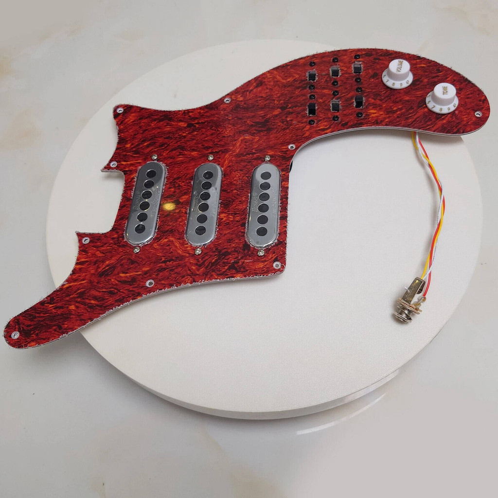 Brian May Guitar Prewired Pickguard SSS Burns Tri sonic Single Alnico ...
