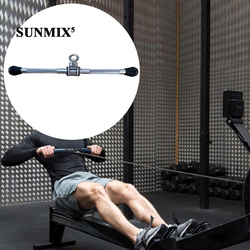 [ Tricep Press Down Bar Cable Machine Attachment Professional Portable ...