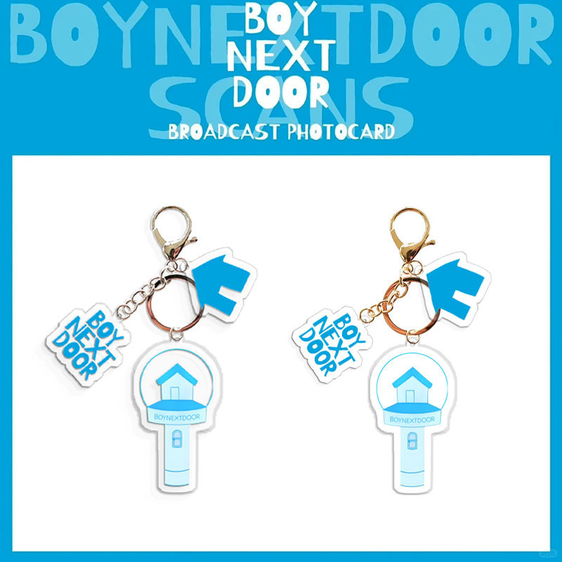 Kpop BOYNEXTDOOR Cartoon Support Light Bag Keychain Acrylic Pendant BD ...