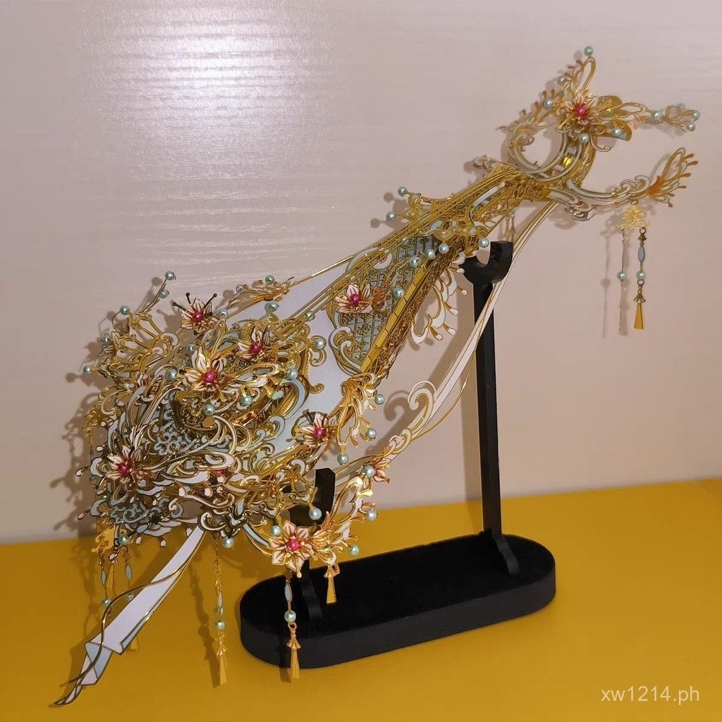 Xianpin Cool Metal 3D Chinese Style Handmade3d Model Toy Pipa diy ...