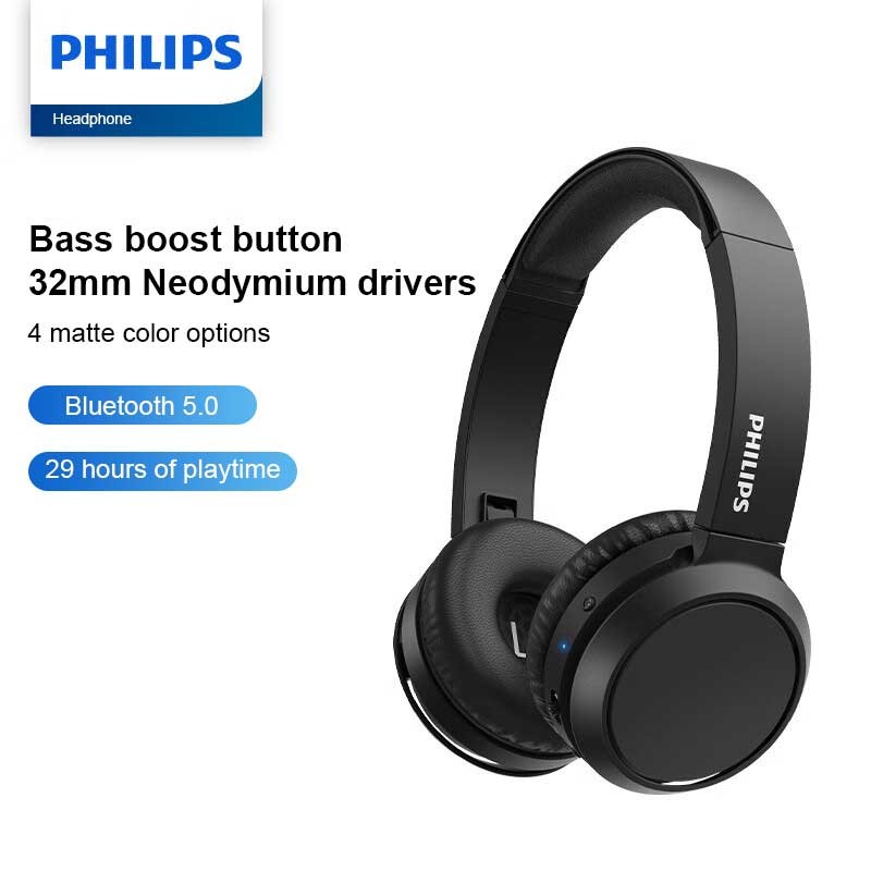 Philips bluetooth headphones wireless over-ear headsets with microphone ...
