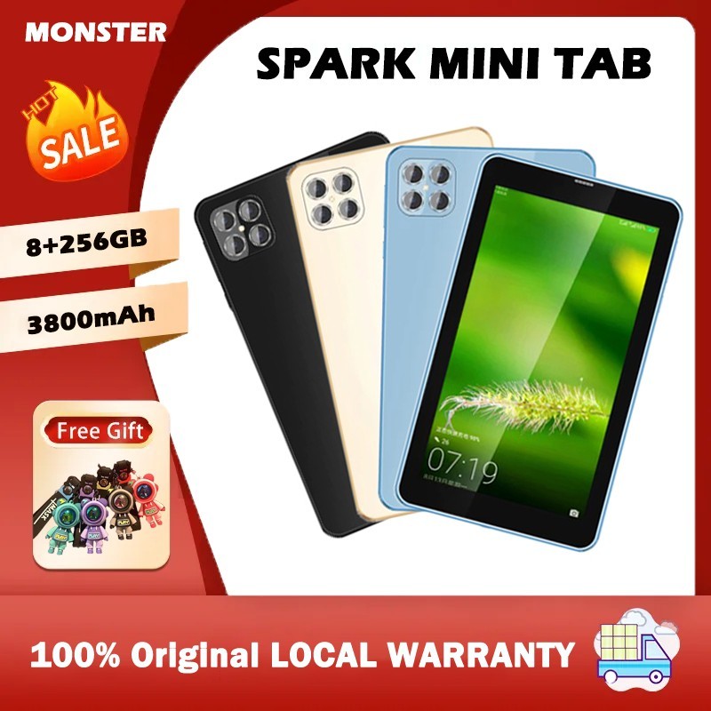 SPARK MINI 7 inch 8GB+256GB Gaming Tablet Original Big Sale 2025 for ...
