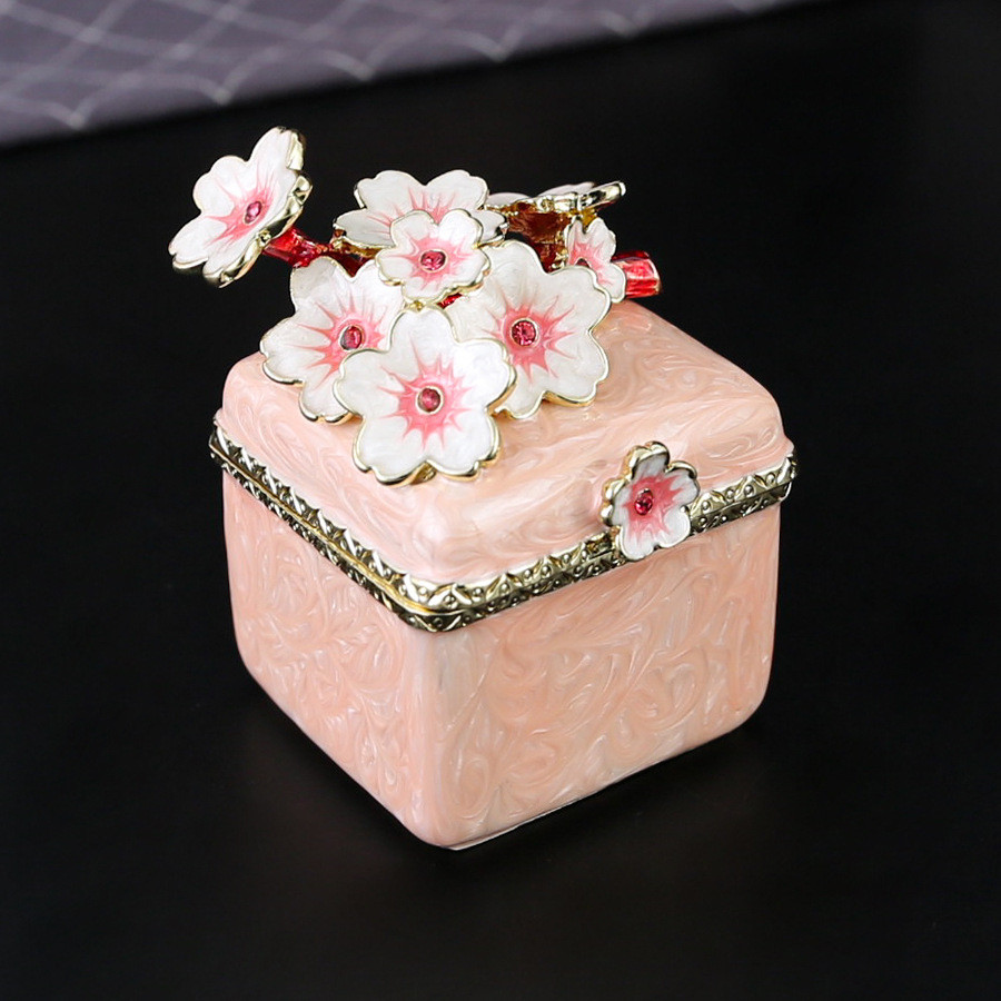 Direct Supply Enamel Jewelry Box Metal Ornament European Style ...